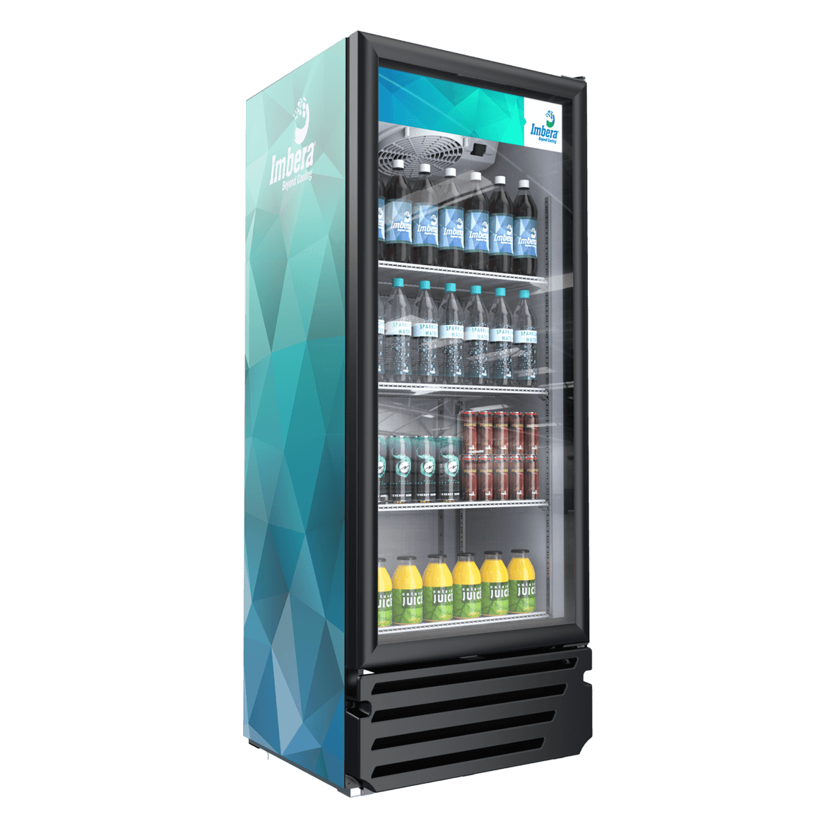 Imbera 7.87 Cubic Foot Glass Display Mancave Fridge — Evacman mancave store